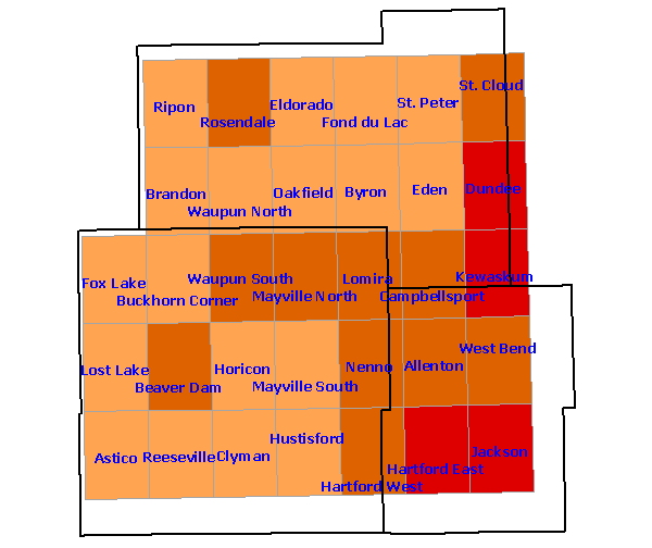 WBBA, Region 18 Quad Map